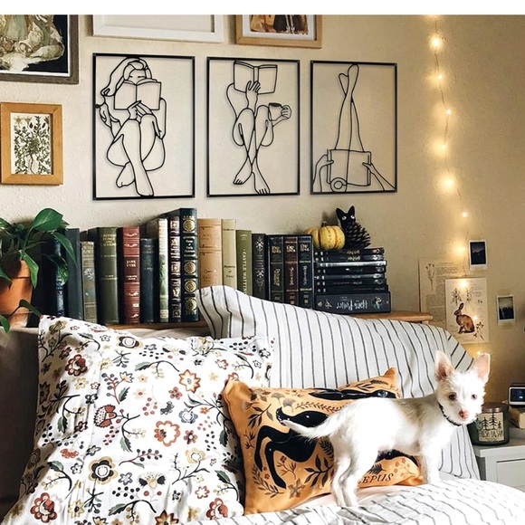 Wall Decor | 3 Panel Metal Wall Decor | Poshmark